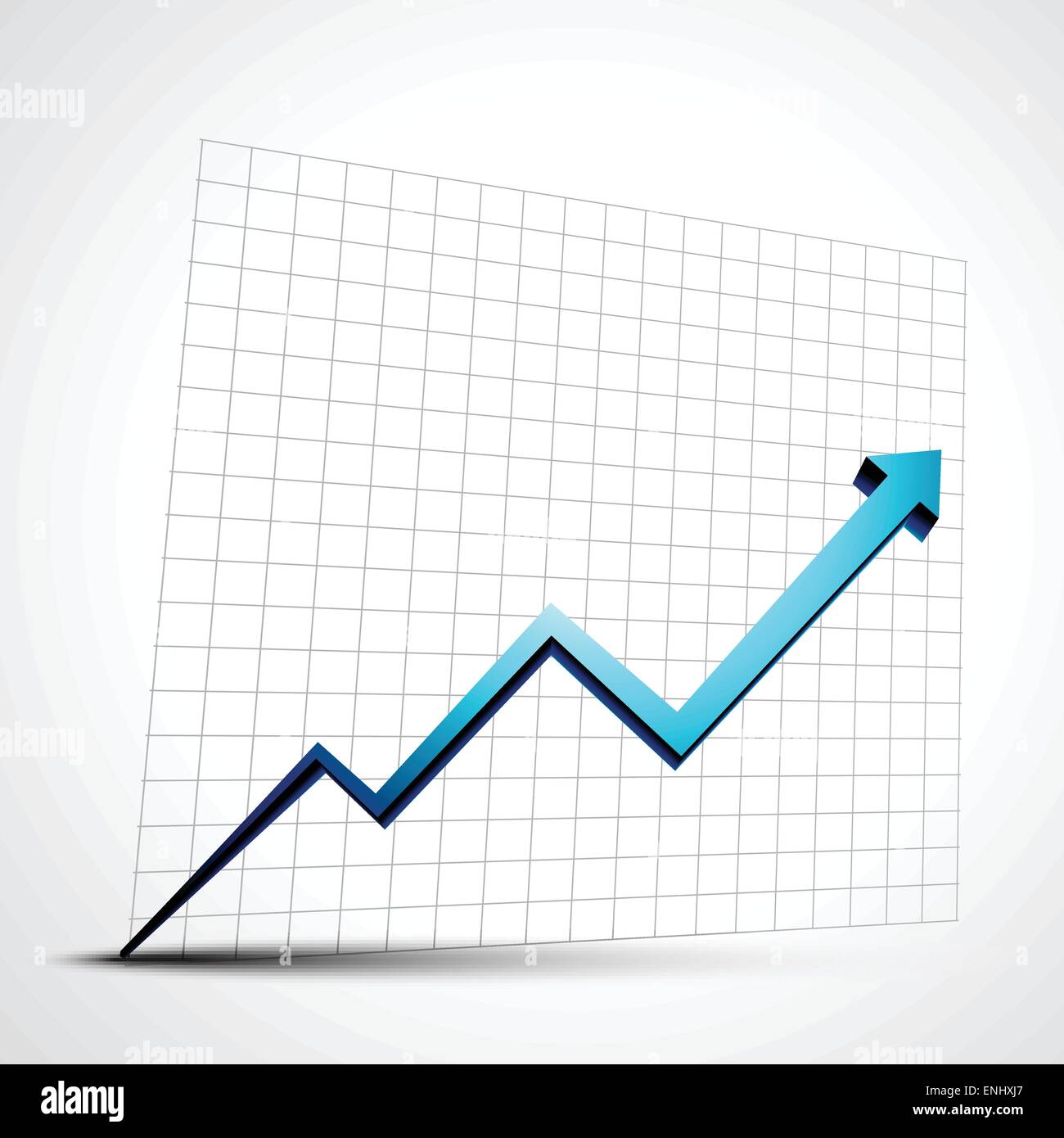 vector growth progress blue arrow Stock Vector Image & Art - Alamy