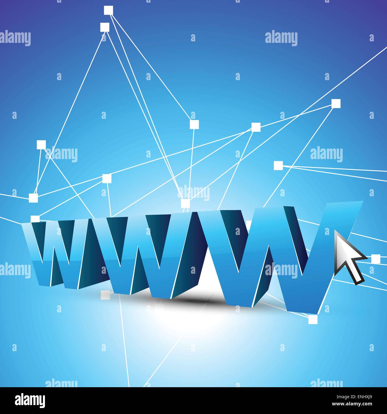 internet technology theme design in blue background Stock Vector Image ...