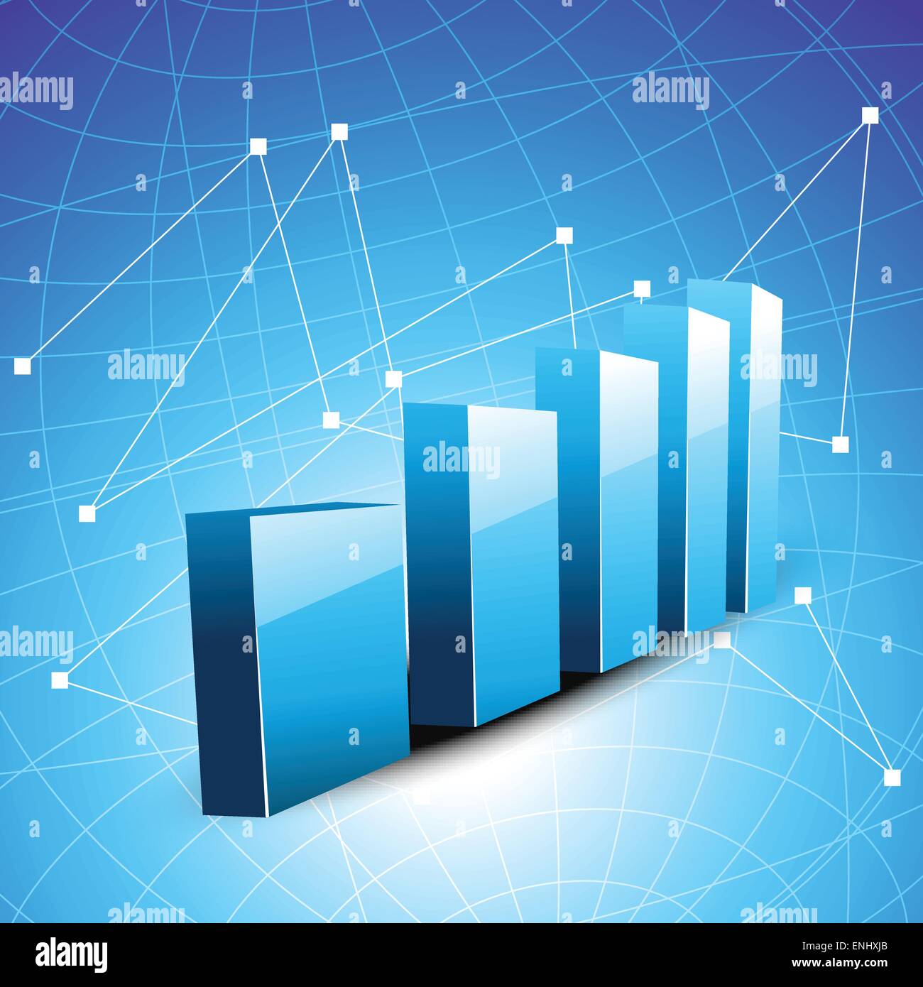 vector blue progress bar with technology background Stock Vector Image ...