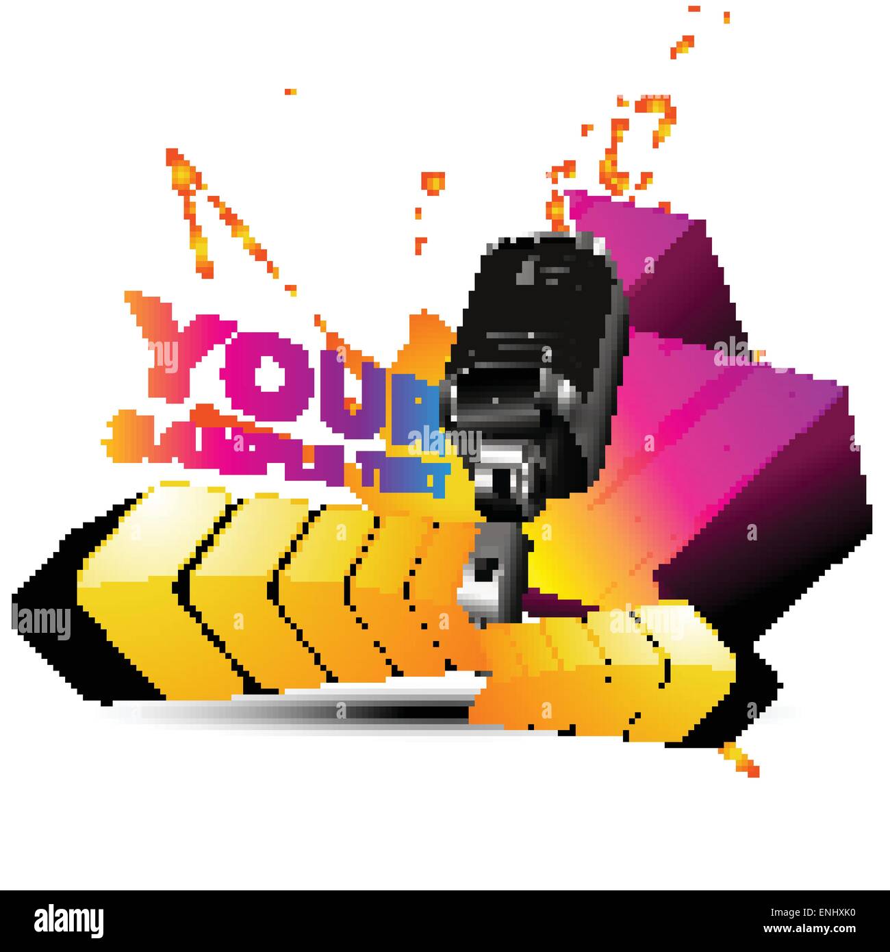 Beautiful mic Stock Vector Images - Alamy