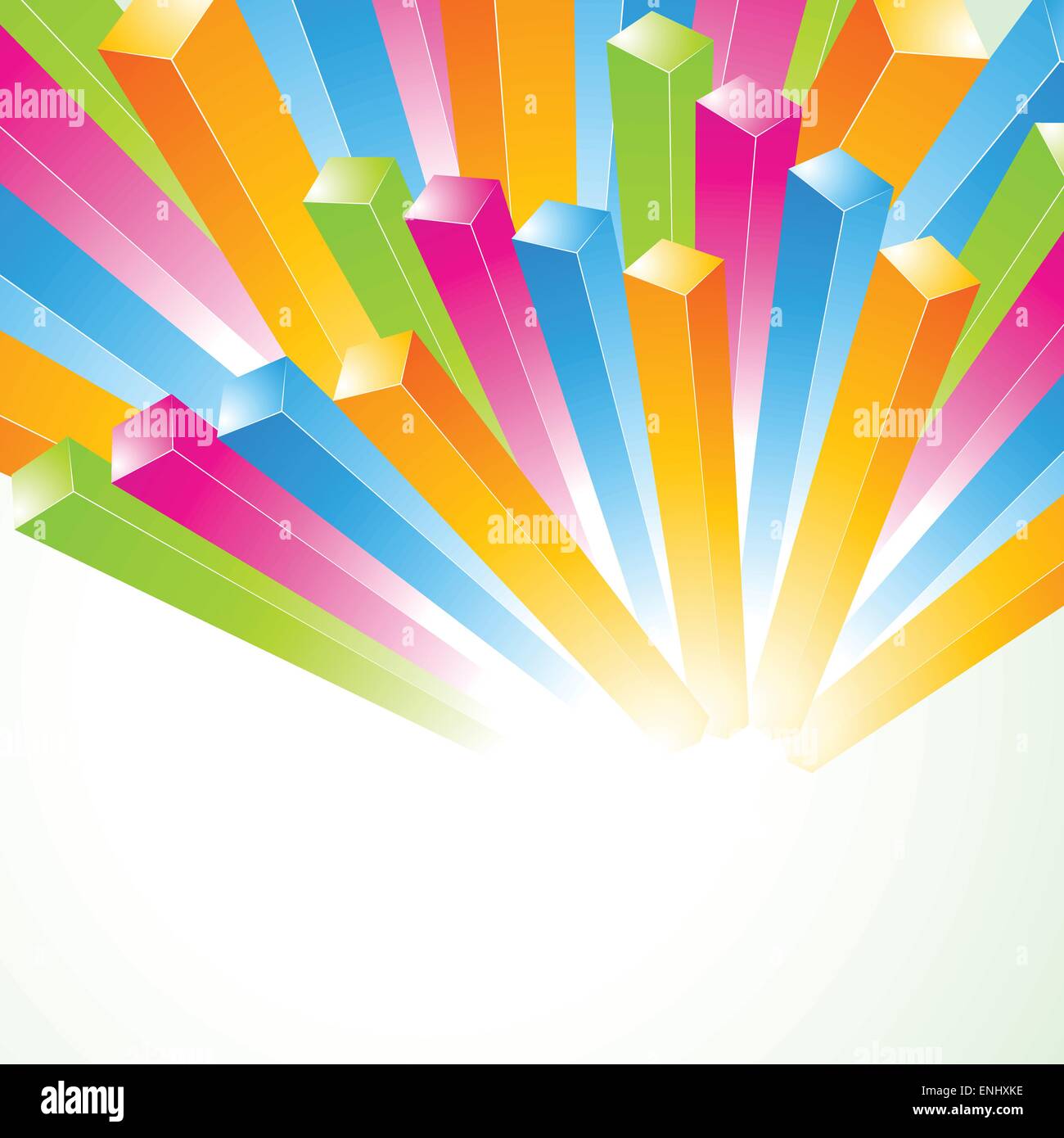 colorful 3d shape background design Stock Vector Image & Art - Alamy