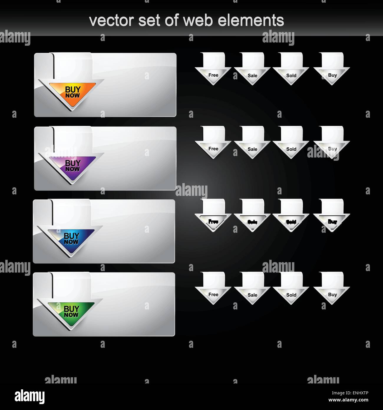 display element with purchase button Stock Vector Image & Art - Alamy