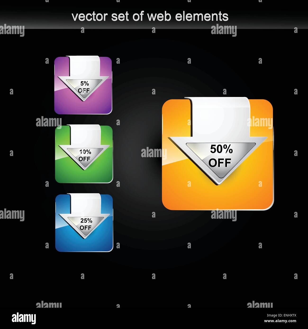 display element vector Stock Vector Image & Art - Alamy