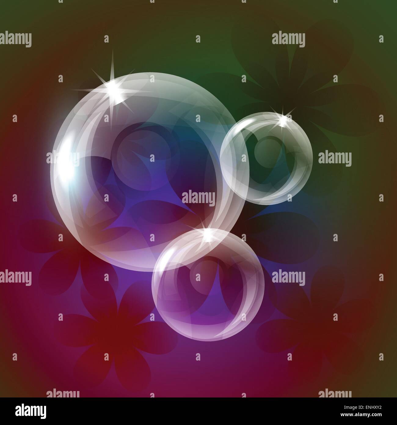 vector transparent water bubbles Stock Vector Image & Art - Alamy