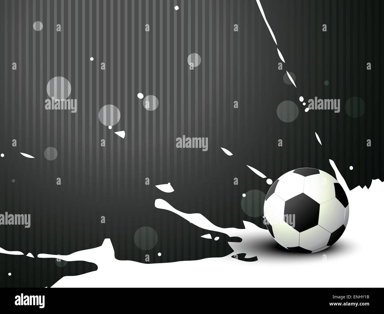 vector football on black background Stock Vector Image & Art - Alamy