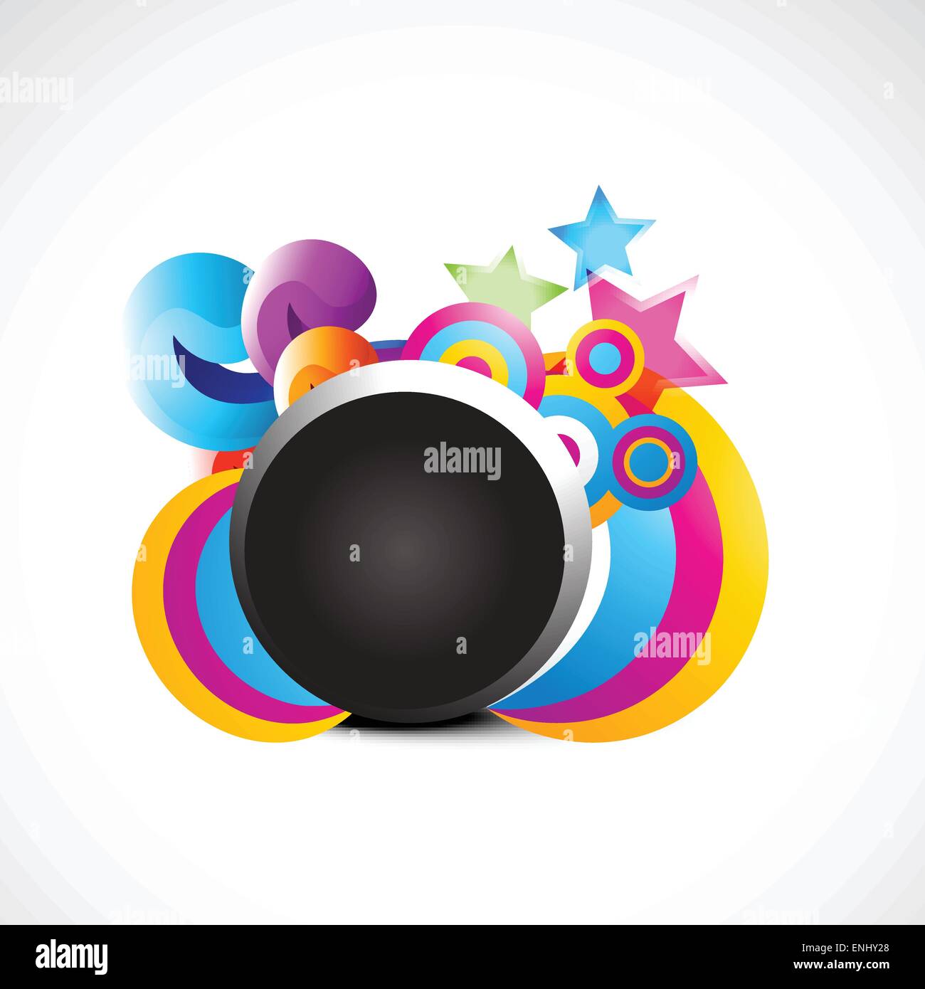 abstract colorful shape background design Stock Vector Image & Art - Alamy