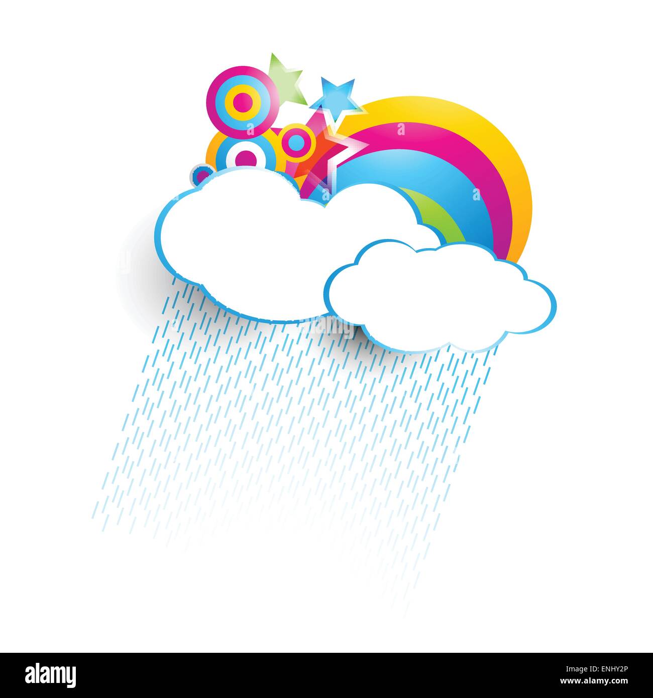 colorful vector cloud design art Stock Vector Image & Art - Alamy
