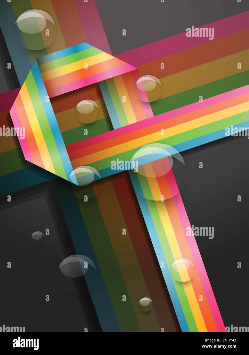 colorful retro style lines vector illustration Stock Vector Image & Art ...