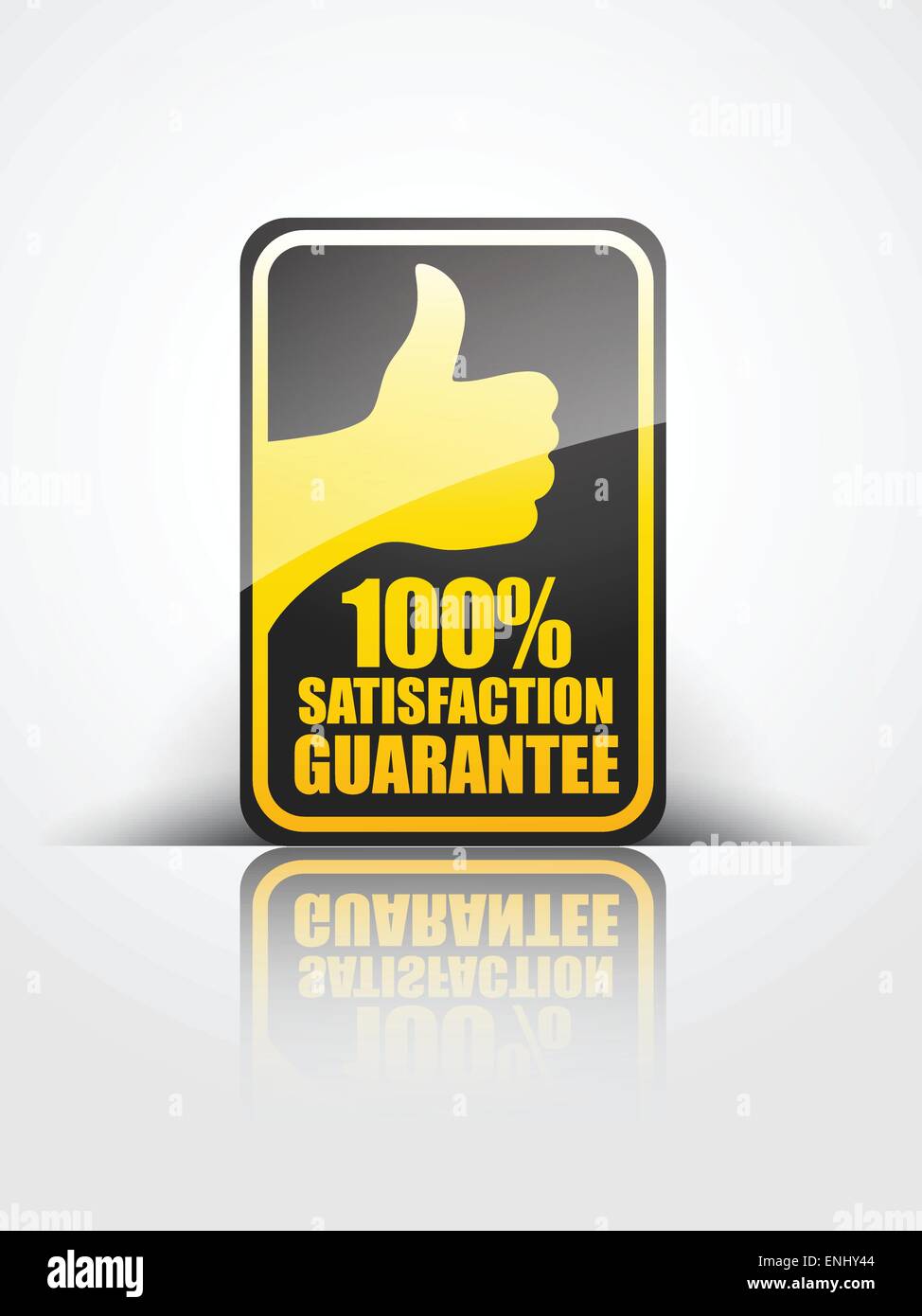 vector satisfaction label design illustration Stock Vector Image & Art ...