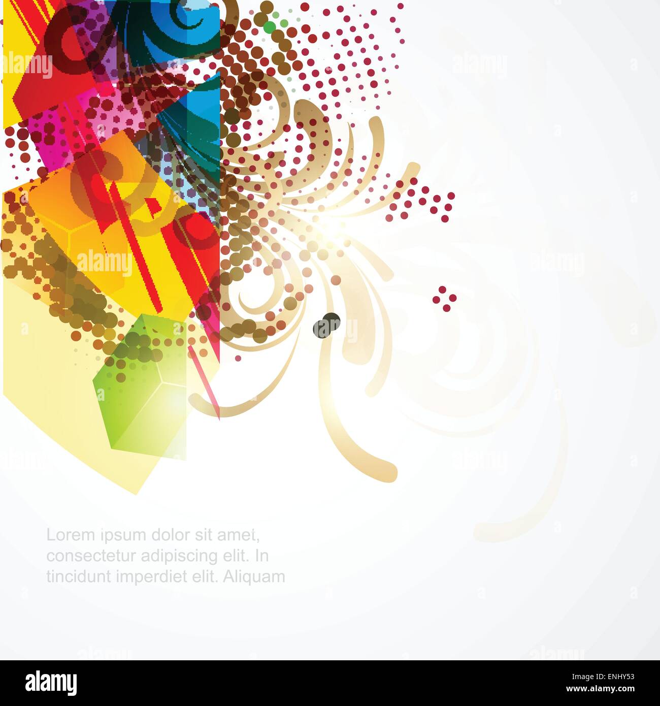 colorful abstract vector design background Stock Vector Image & Art - Alamy