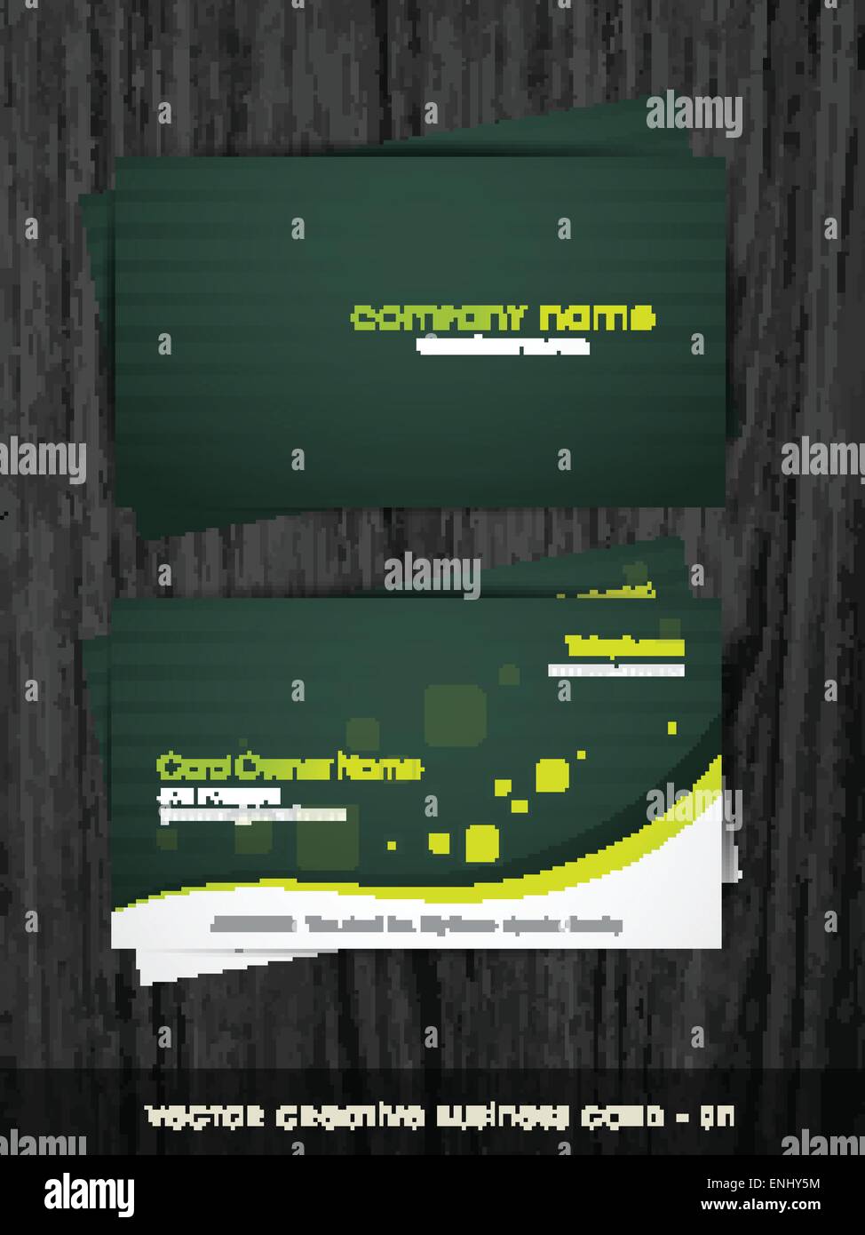 vector dark business card template Stock Vector Image & Art - Alamy