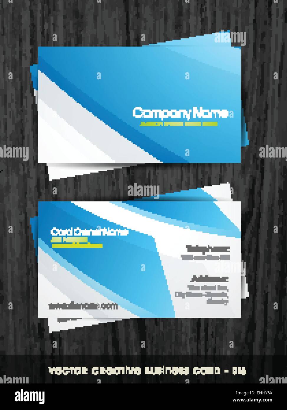 Stylish id card Stock Vector Images - Alamy