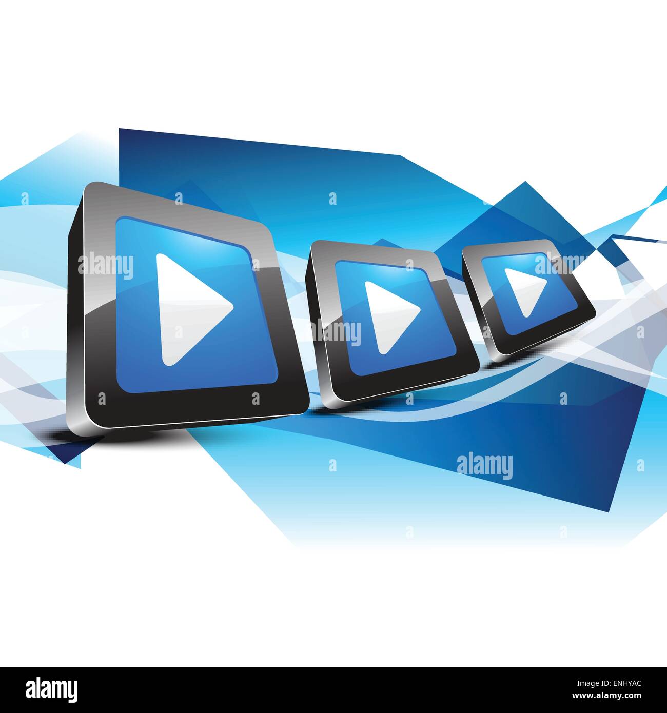 beautiful vector media play icon composition Stock Vector Image & Art - Alamy