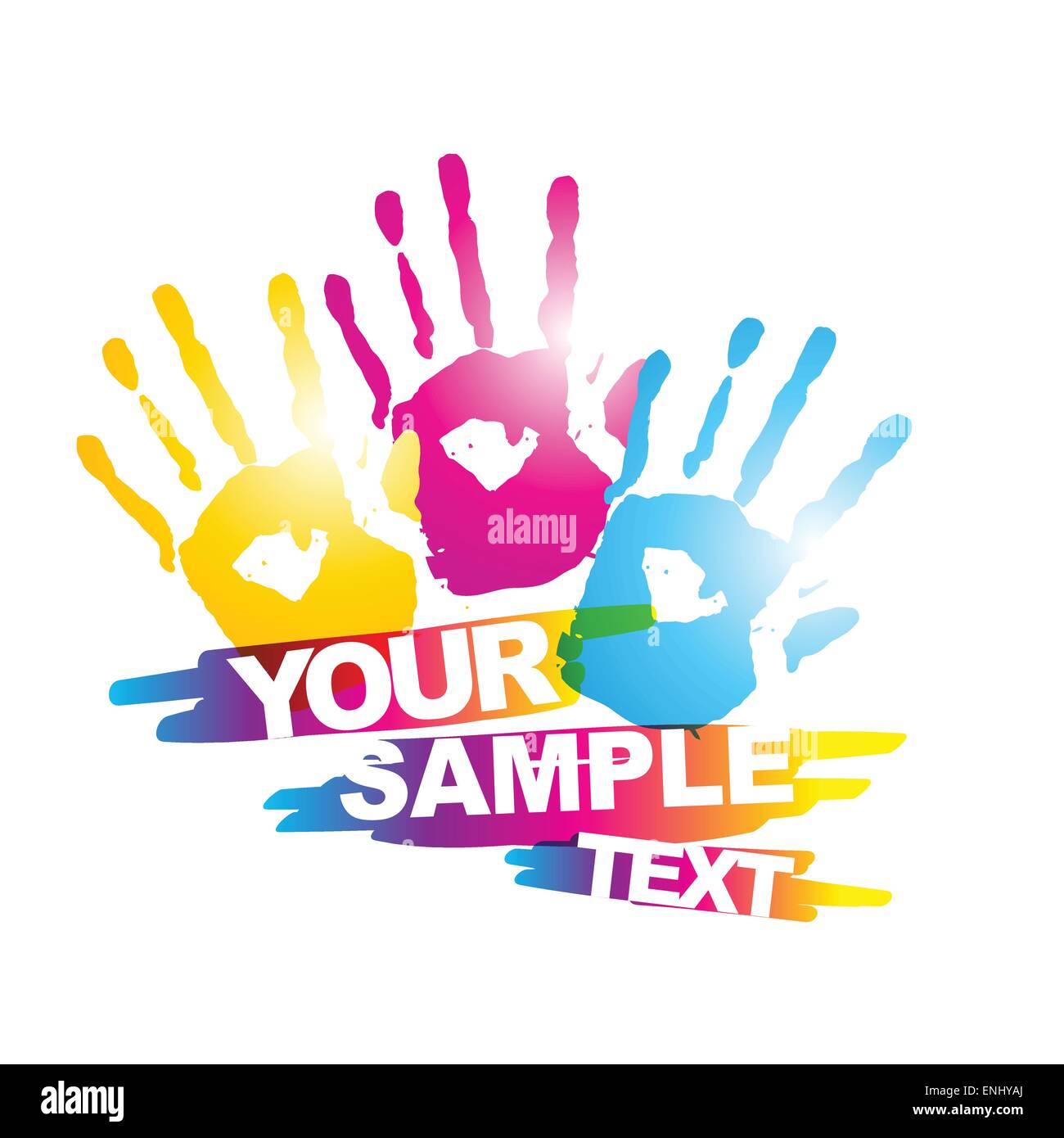 Splashed with paint Stock Vector Images - Alamy