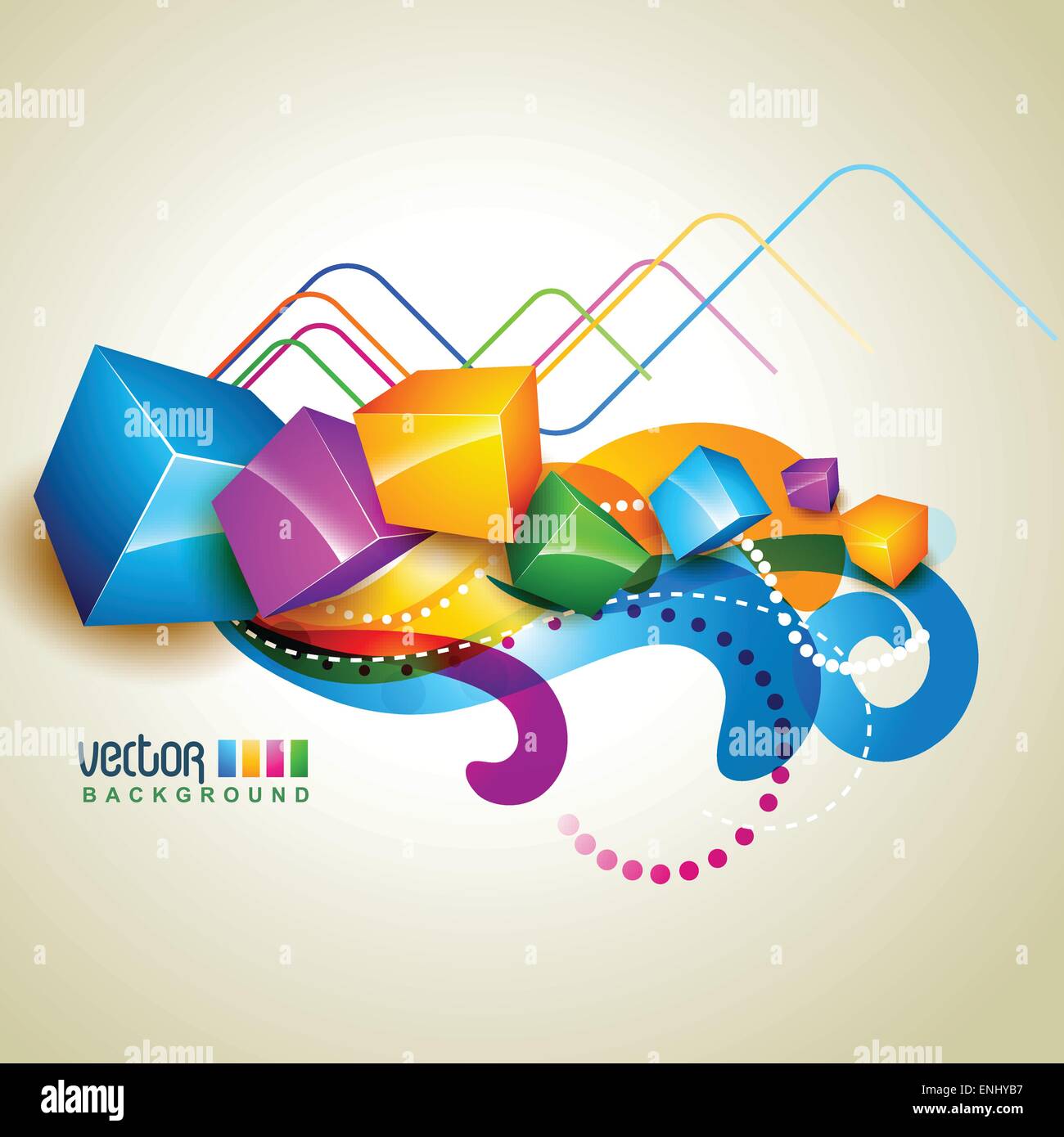 colorful box eps10 vector artwork Stock Vector Image & Art - Alamy