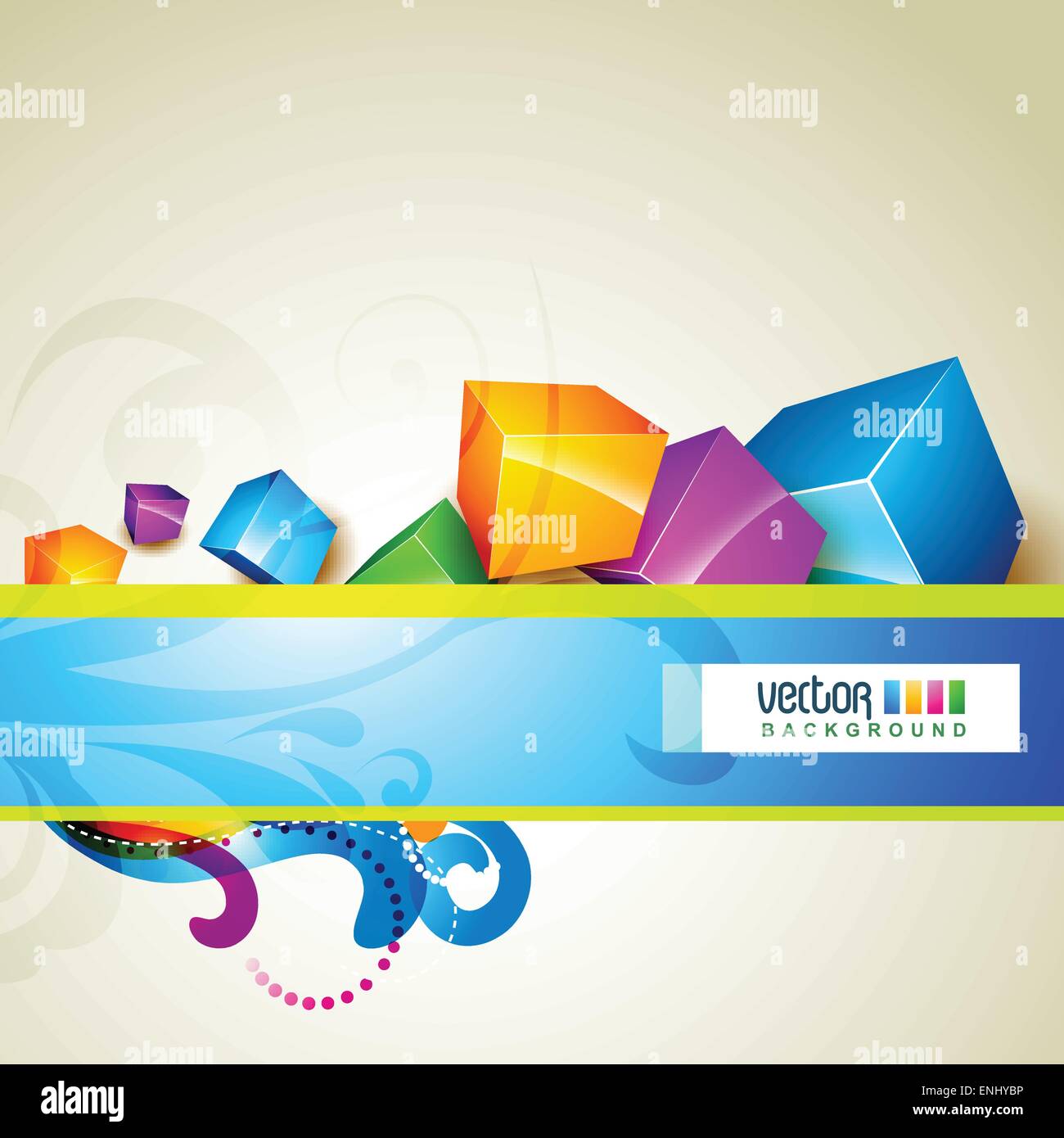 vector abstract artwork with colorful elements Stock Vector Image & Art ...