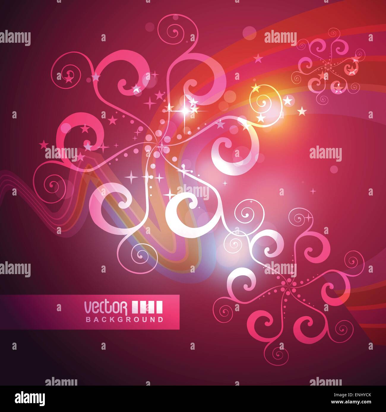 beautiful shiny swirl background design Stock Vector Image & Art - Alamy