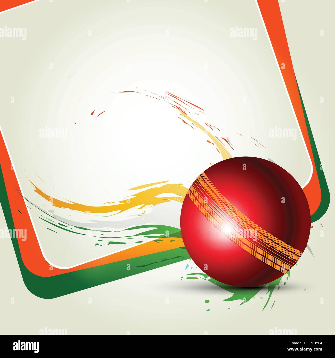 Cricket ball on abstract background Stock Vector Image & Art - Alamy