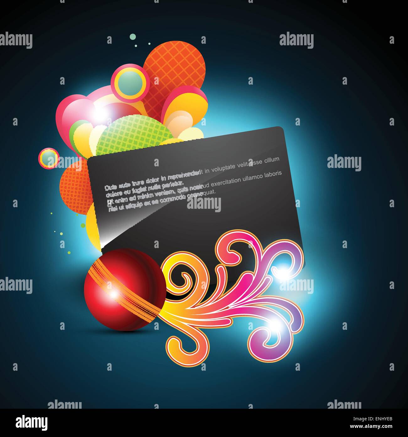 abstract background with ball Stock Vector Image & Art - Alamy