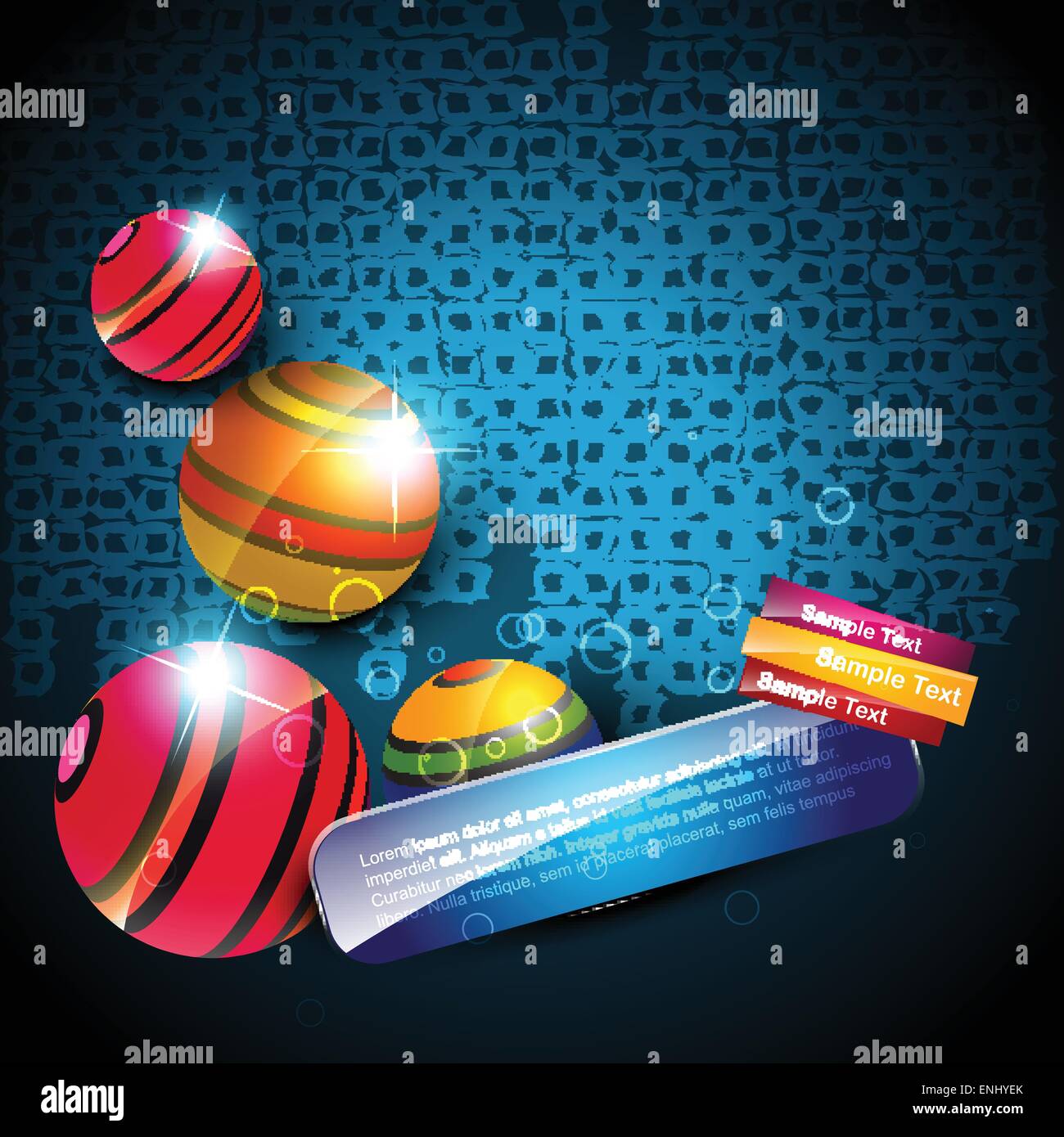 stylish circles background design illustration Stock Vector Image & Art ...