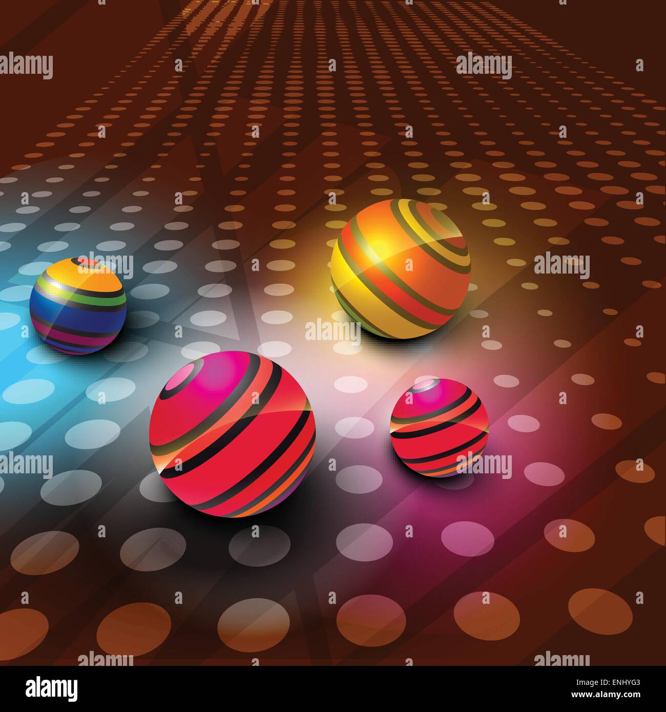 3d spheres vectoor colorful background Stock Vector Image & Art - Alamy