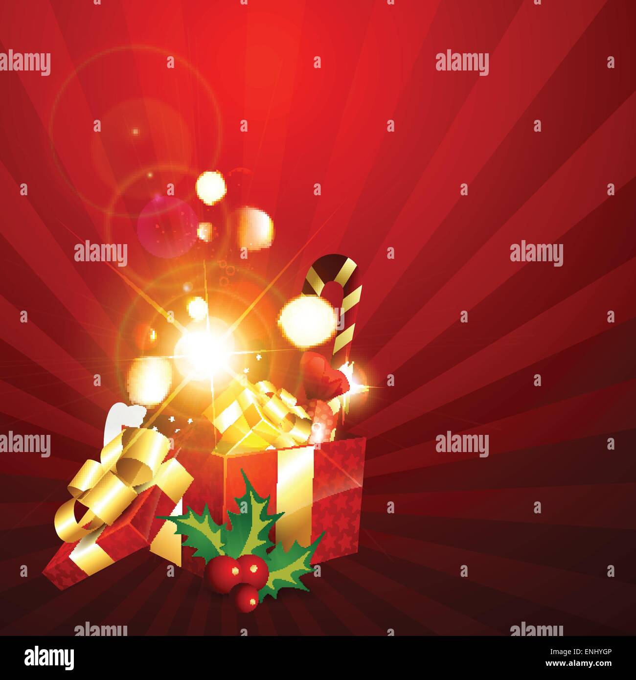 vector christmas gifts illustration design Stock Vector Image & Art - Alamy