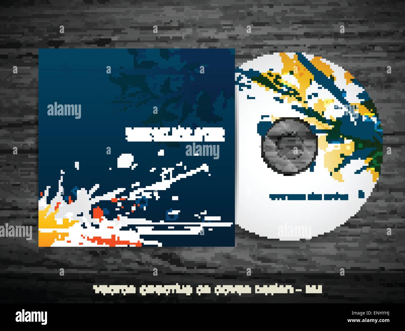 abstract splash style cd cover design Stock Vector Image & Art - Alamy