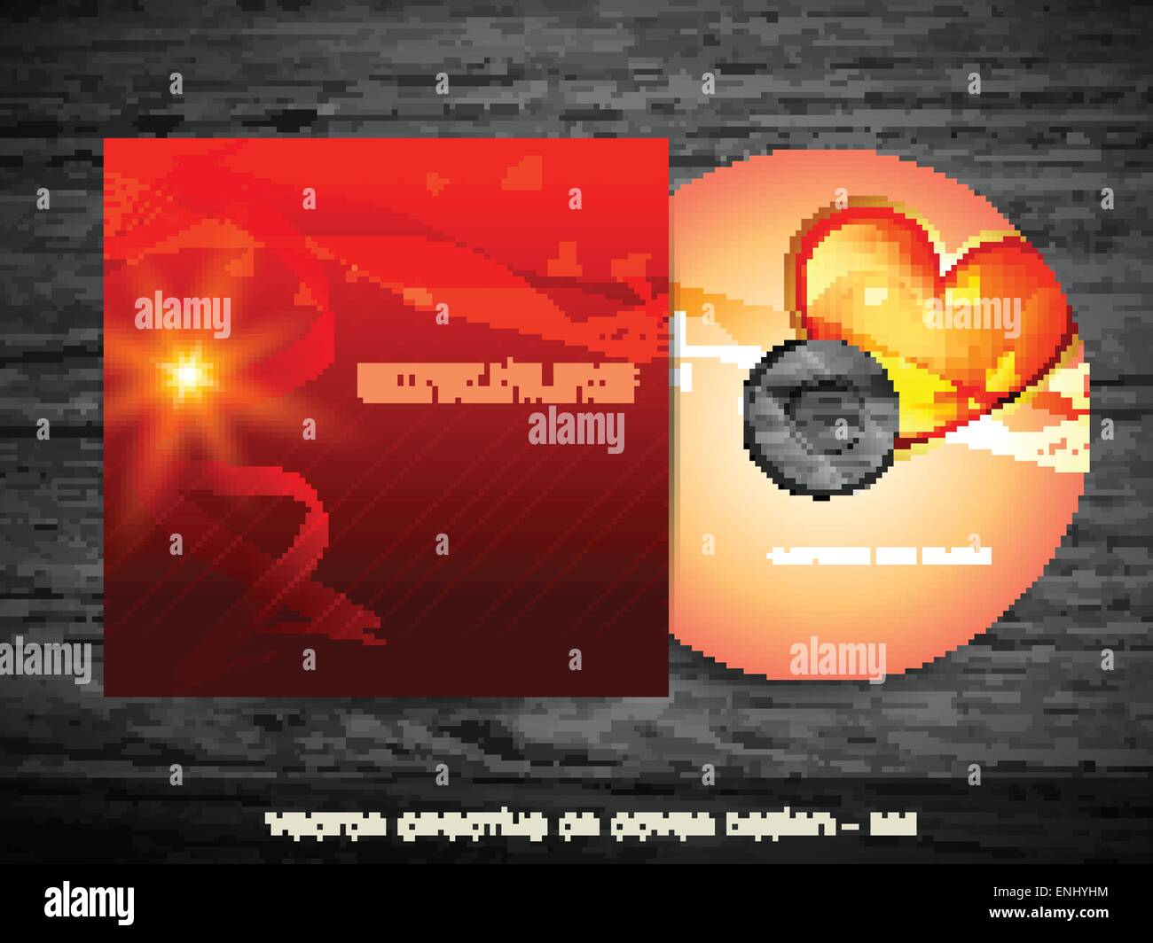 love style cd cover design art Stock Vector Image & Art - Alamy