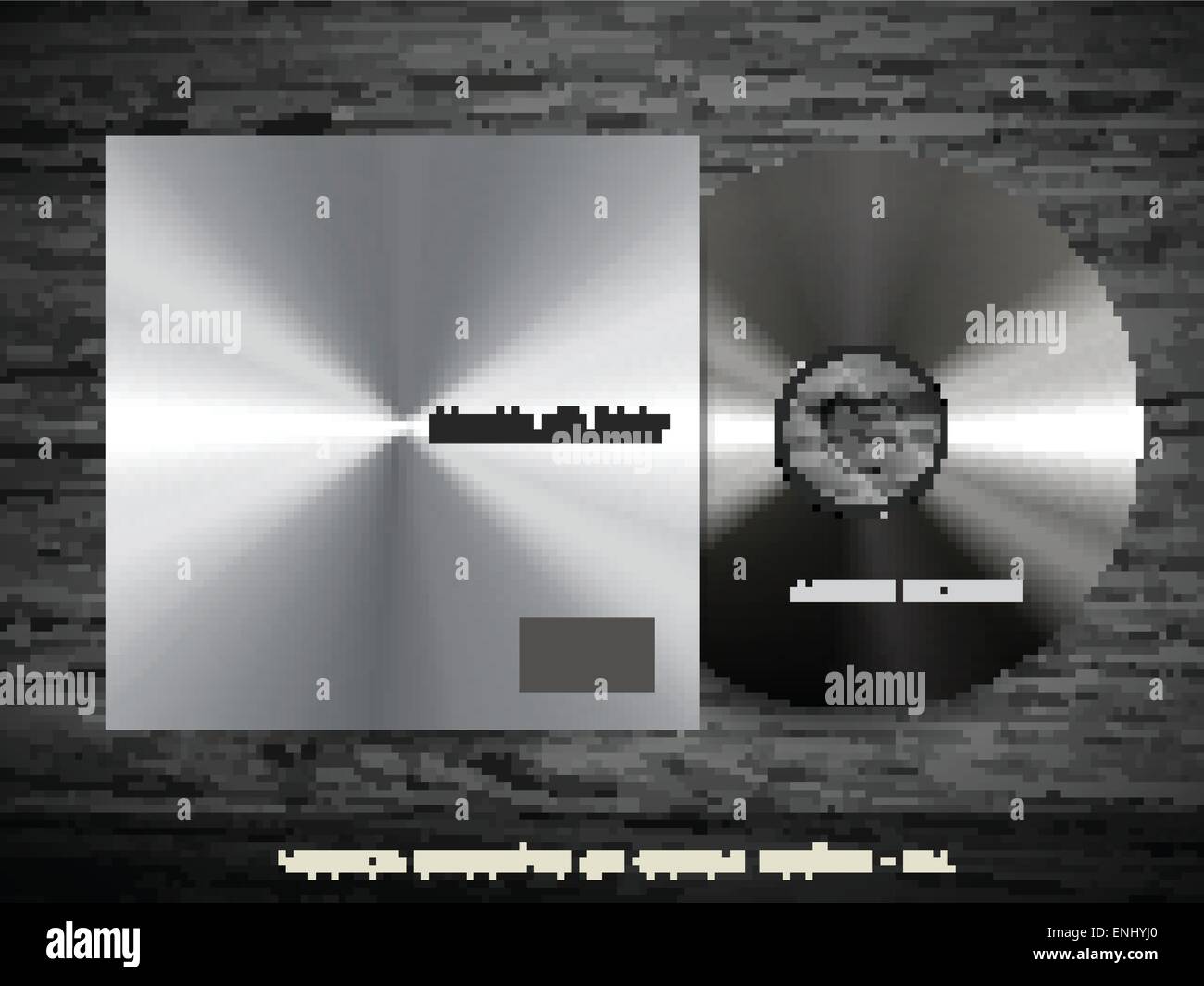 metal style cd cover design Stock Vector Image & Art - Alamy