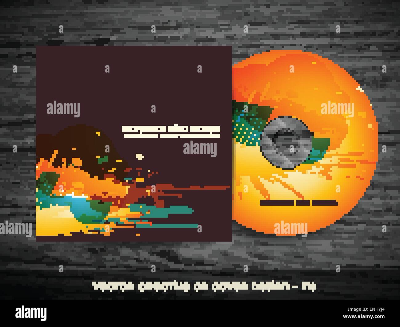 stylish cd cover design illustration Stock Vector Image & Art - Alamy