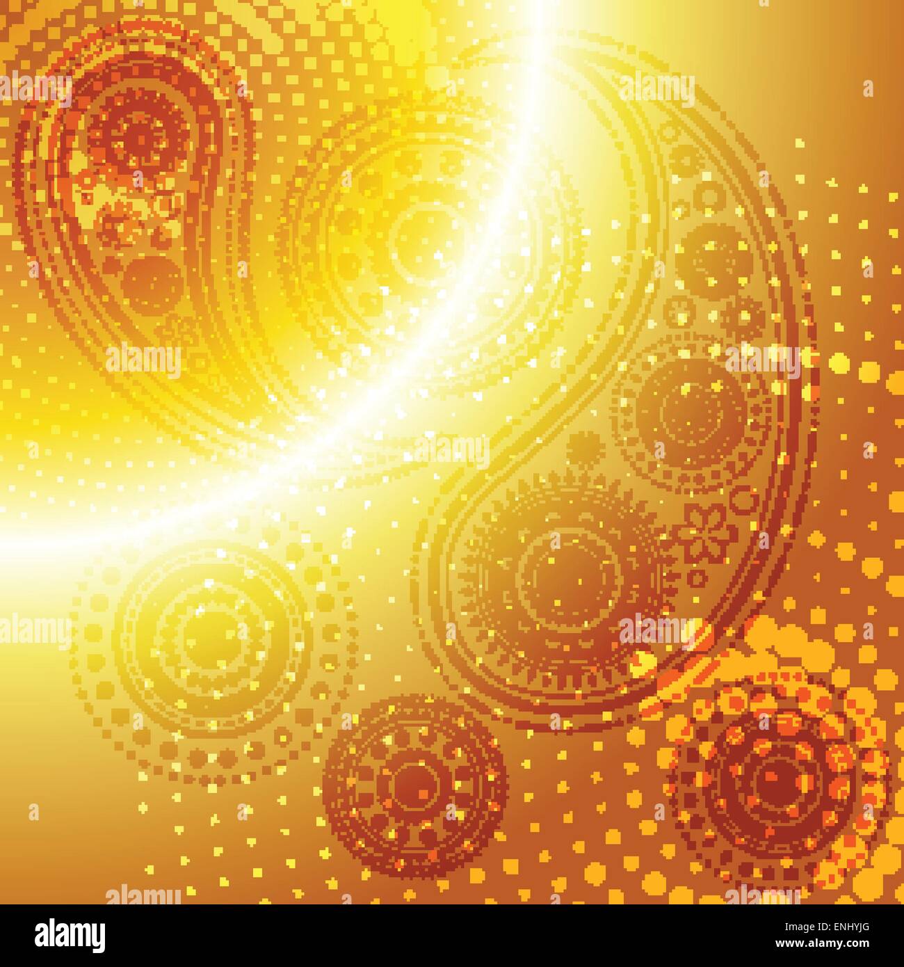 beautiful golden stylish vector background Stock Vector Image & Art - Alamy