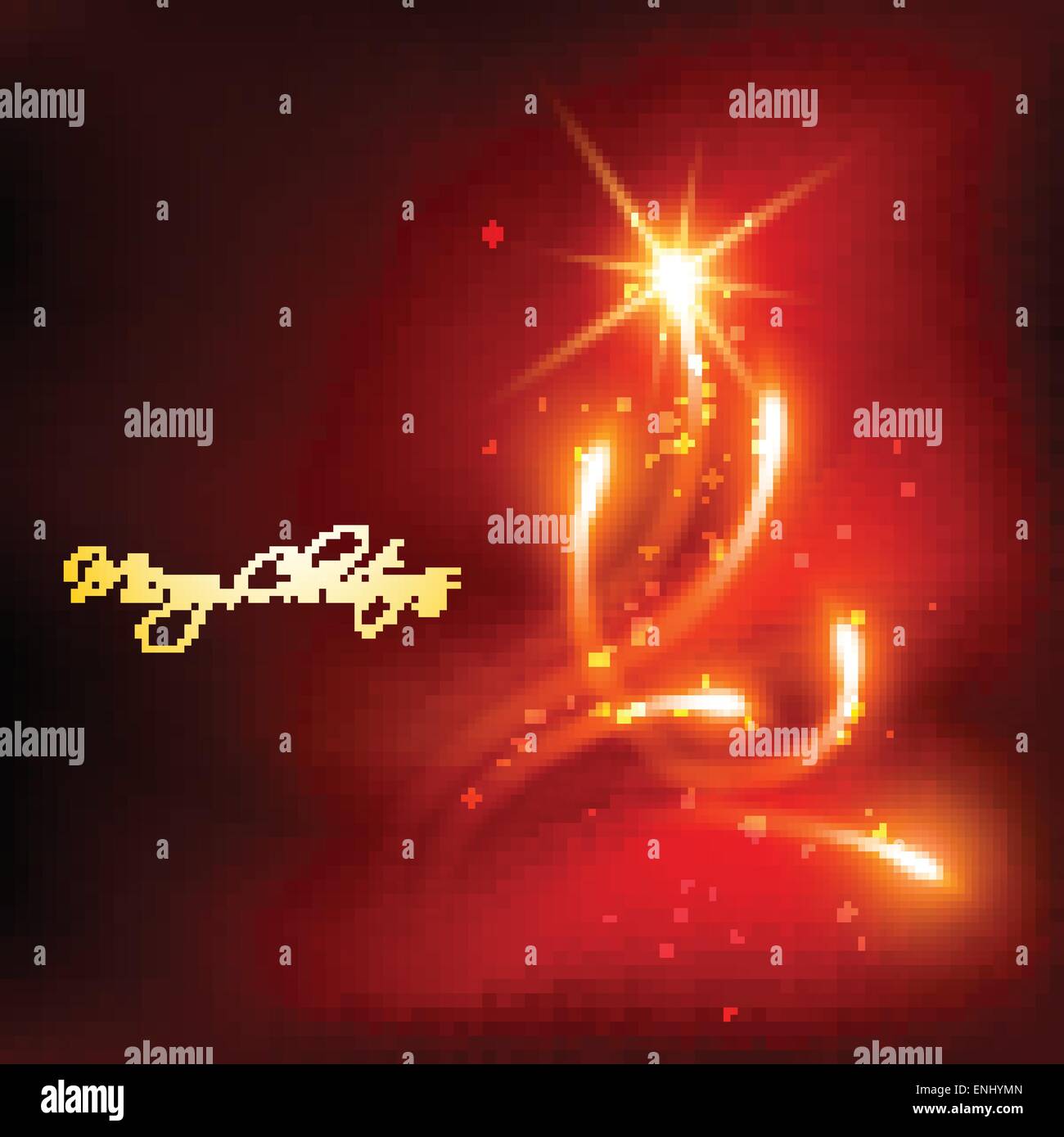 vector red color merry christmas background Stock Vector Image & Art ...