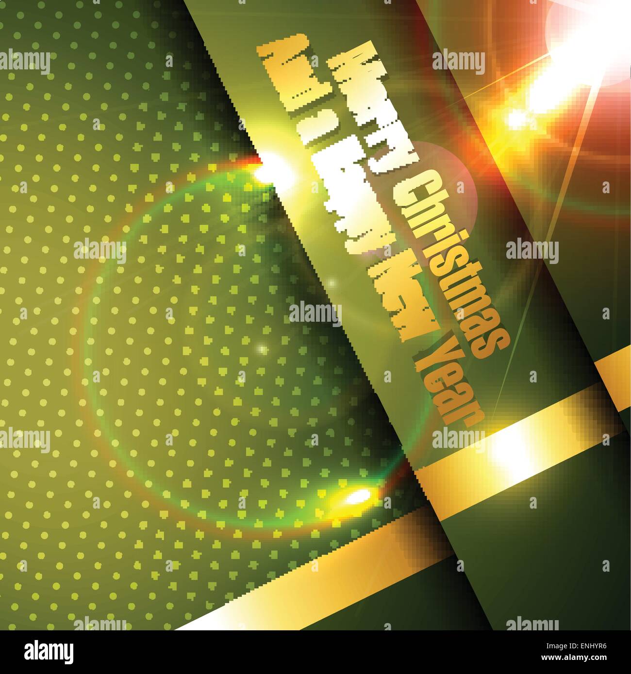 beautiful shiny green merry christmas background with space for your ...