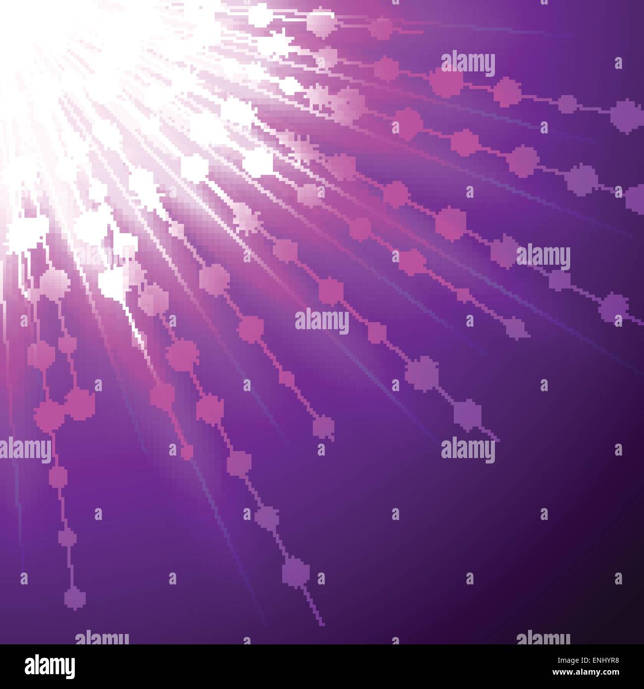 beautiful purple rays vector background Stock Vector Image & Art - Alamy