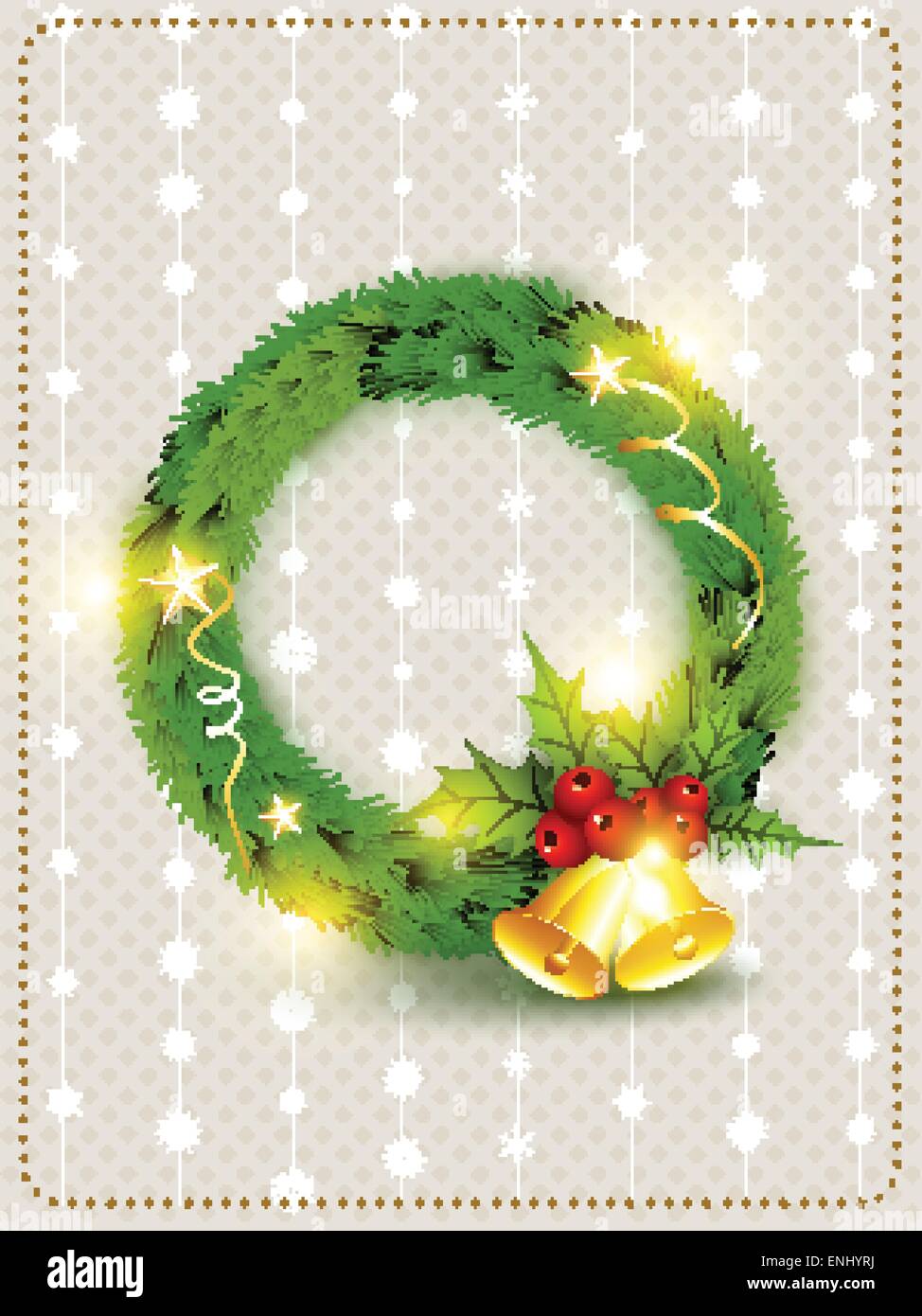 beautiful shiny christmas vector design art Stock Vector Image & Art ...