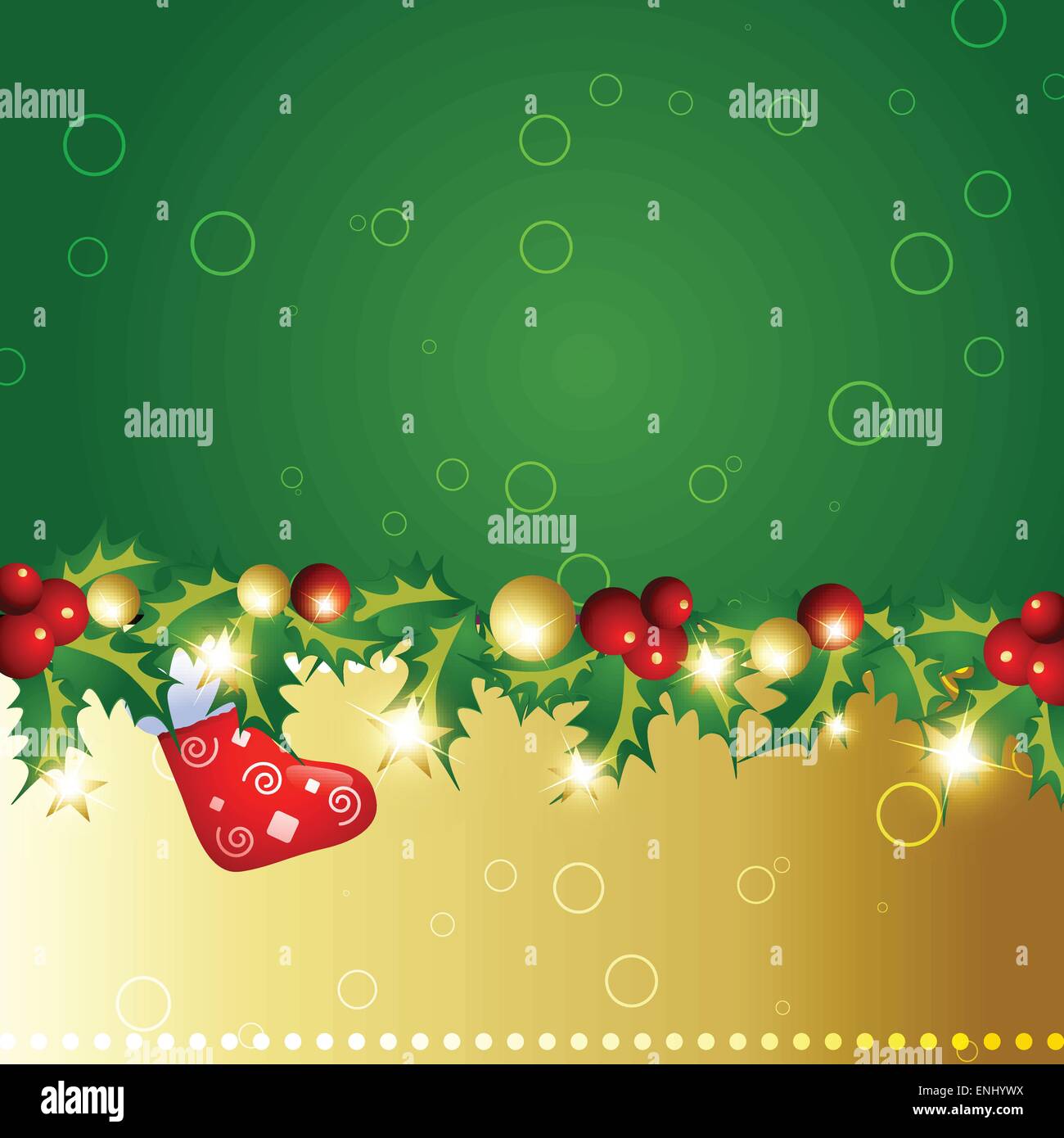 vector christmas style background with space for your text Stock Vector ...