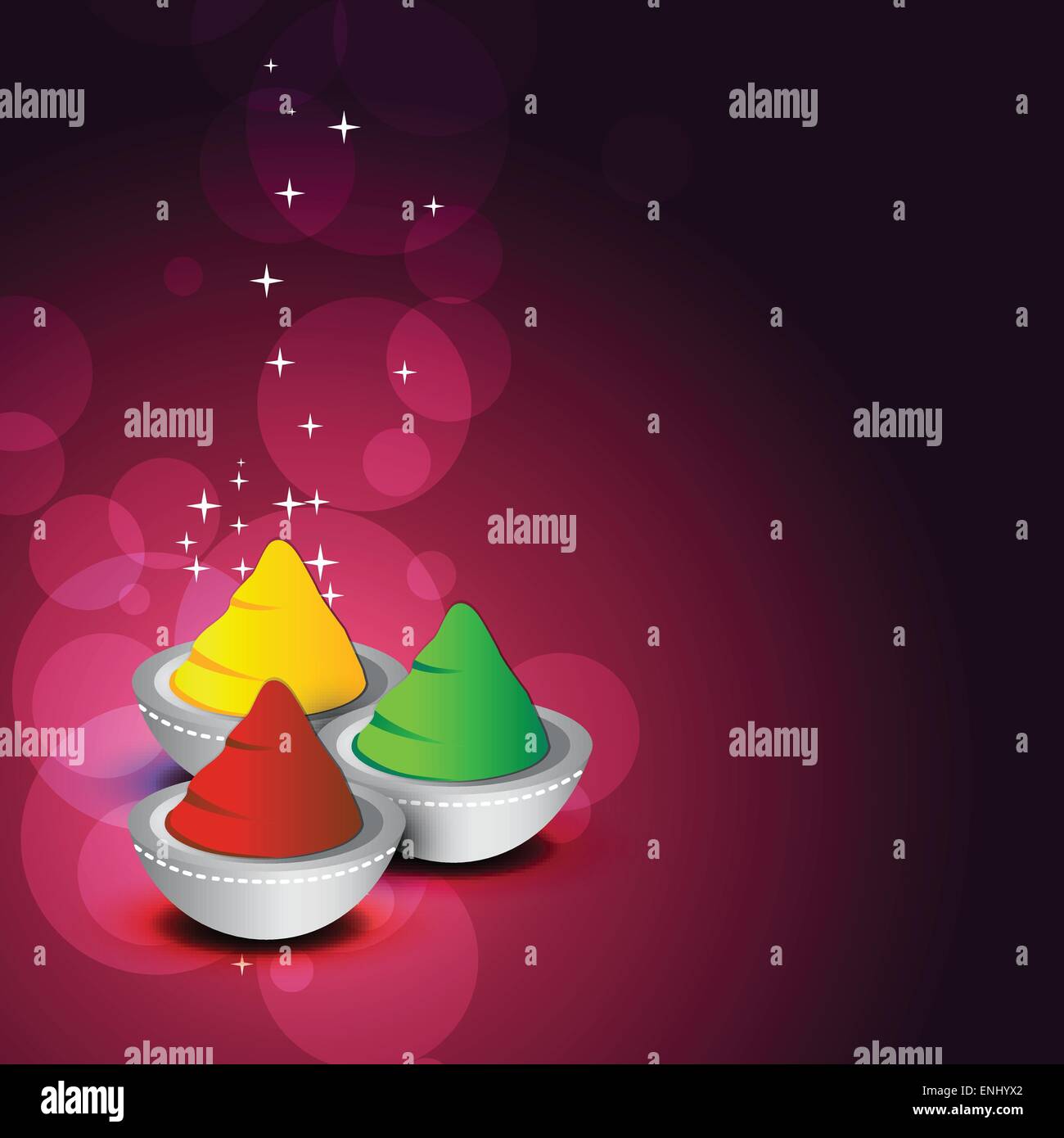 Holi vector hi-res stock photography and images - Alamy