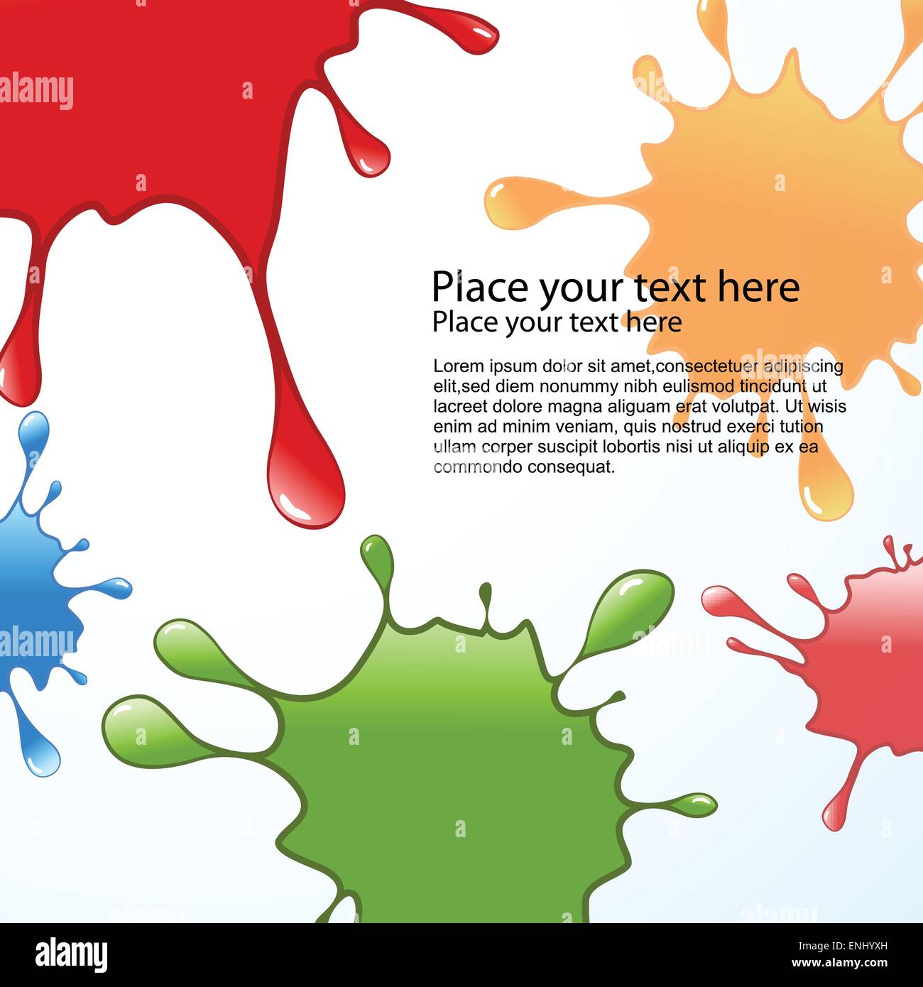 vector paint splashes background Stock Vector Image & Art - Alamy