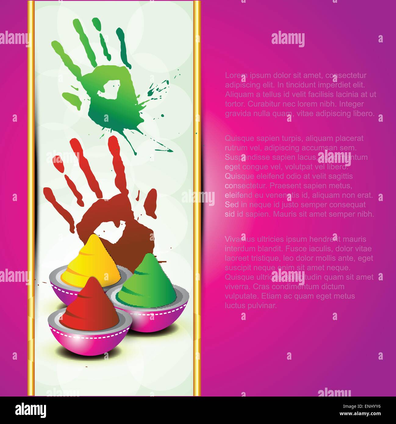 abstract colorful holi vector background design Stock Vector Image ...