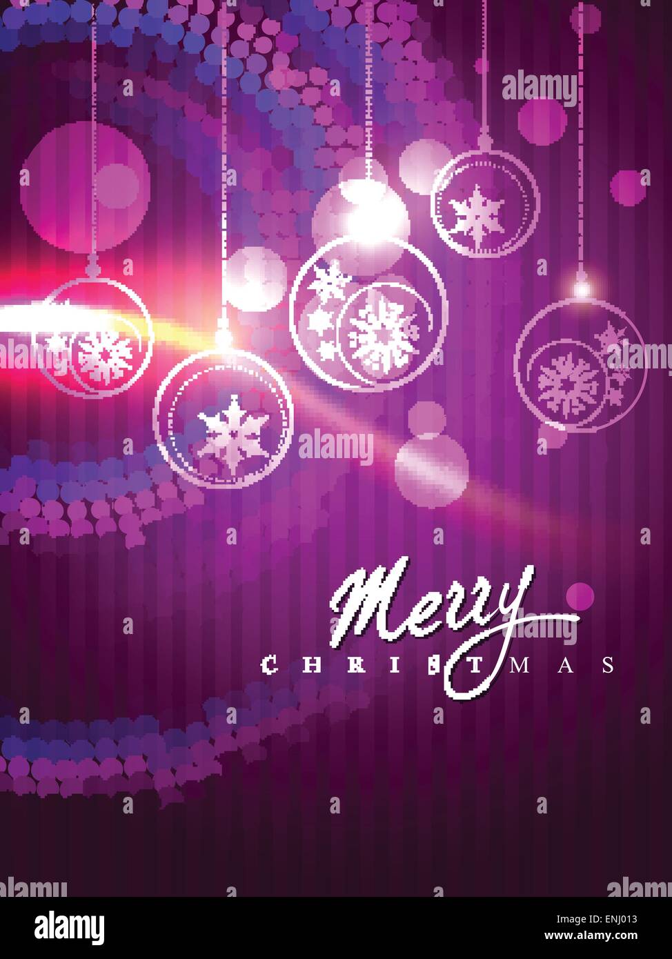 Stylish shiny vector merry Stock Vector Images - Alamy
