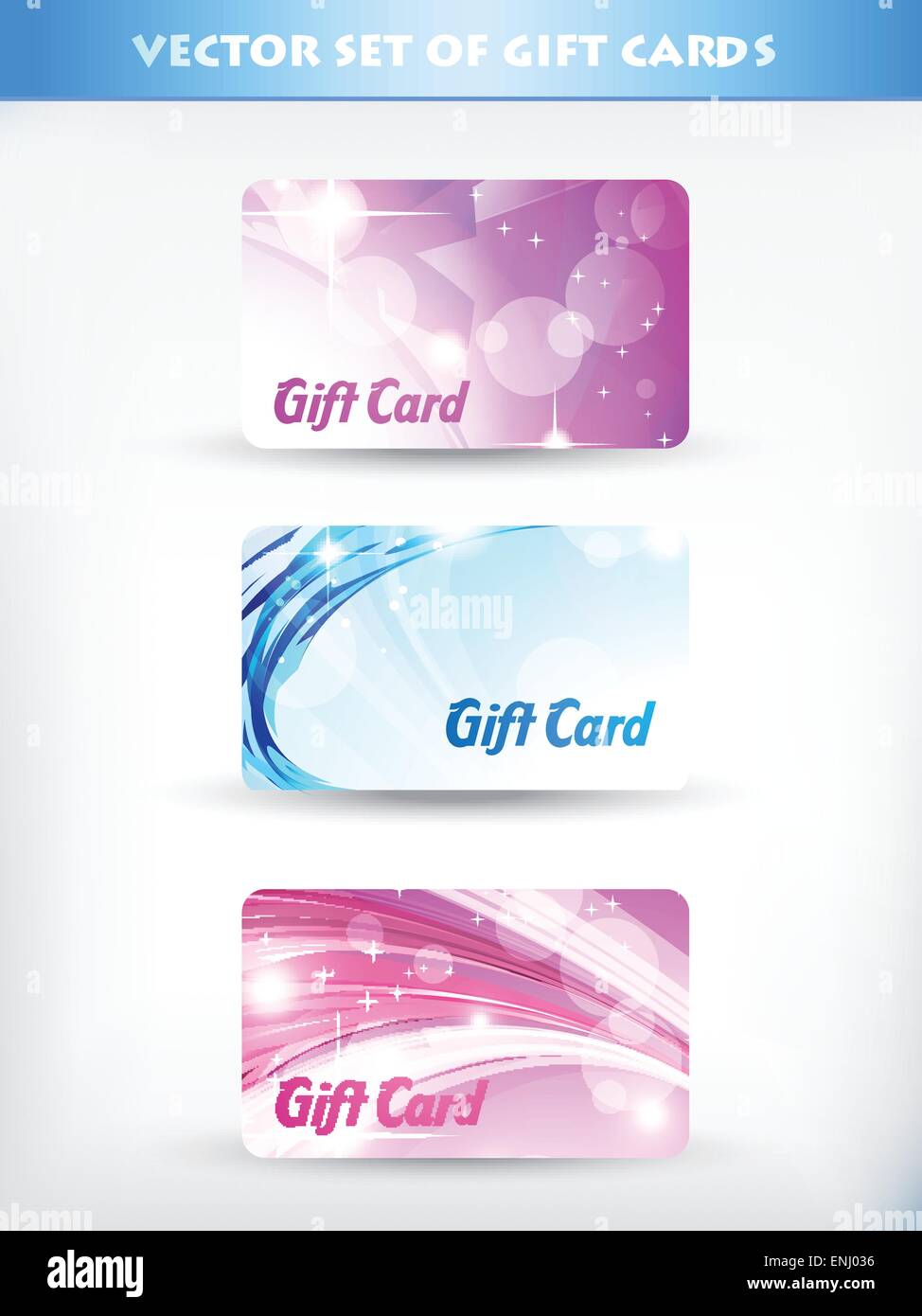 vector set of gift card 06 Stock Vector Image & Art - Alamy