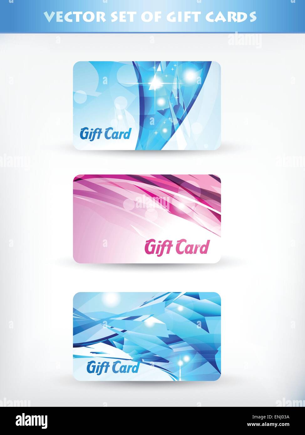 vector set of gift card 10 Stock Vector Image & Art - Alamy