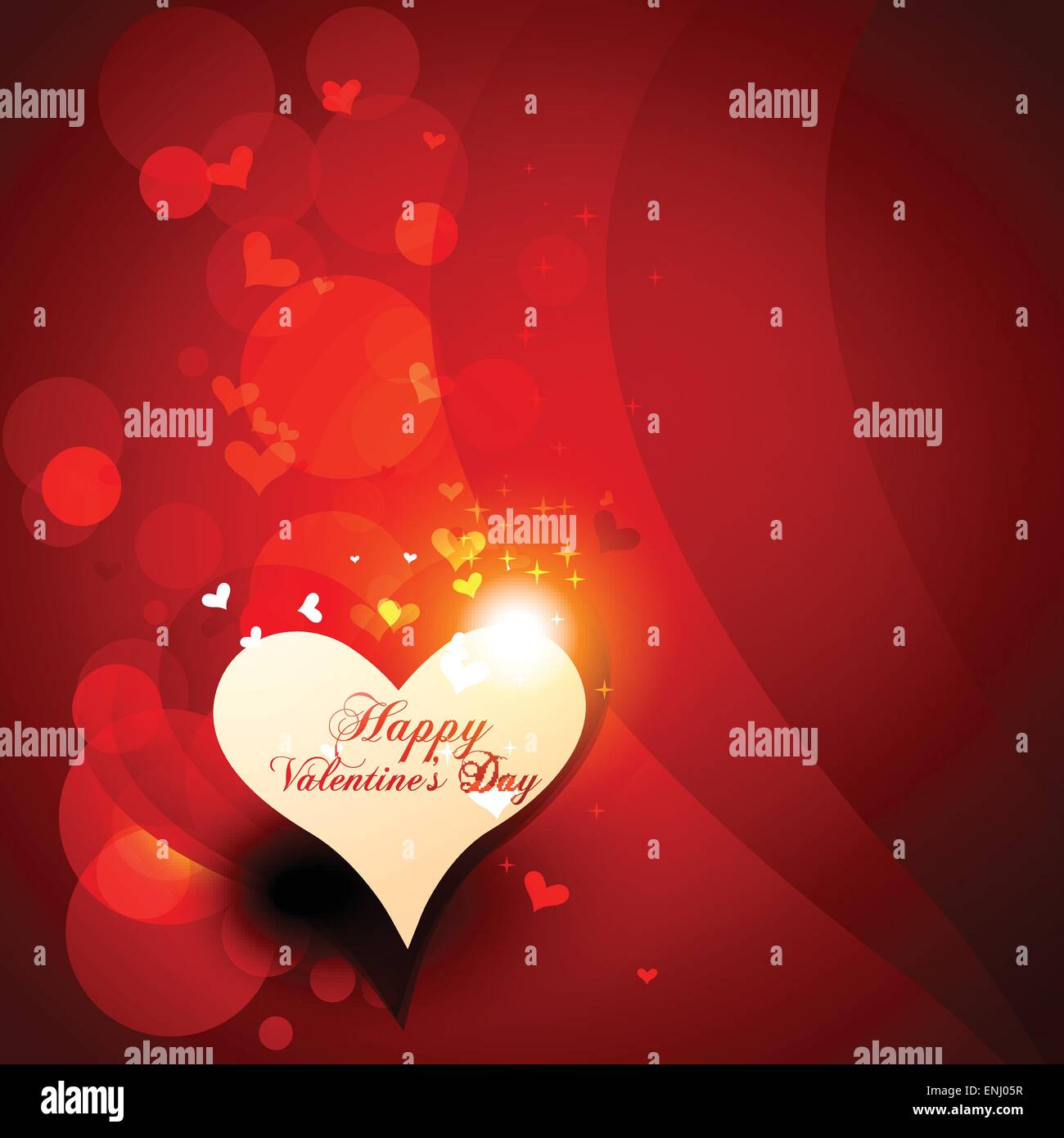 vector valentine day heart background design Stock Vector Image & Art ...