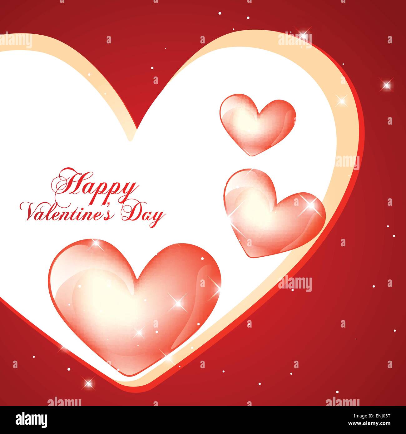 beautiful valentine day background design Stock Vector Image & Art - Alamy