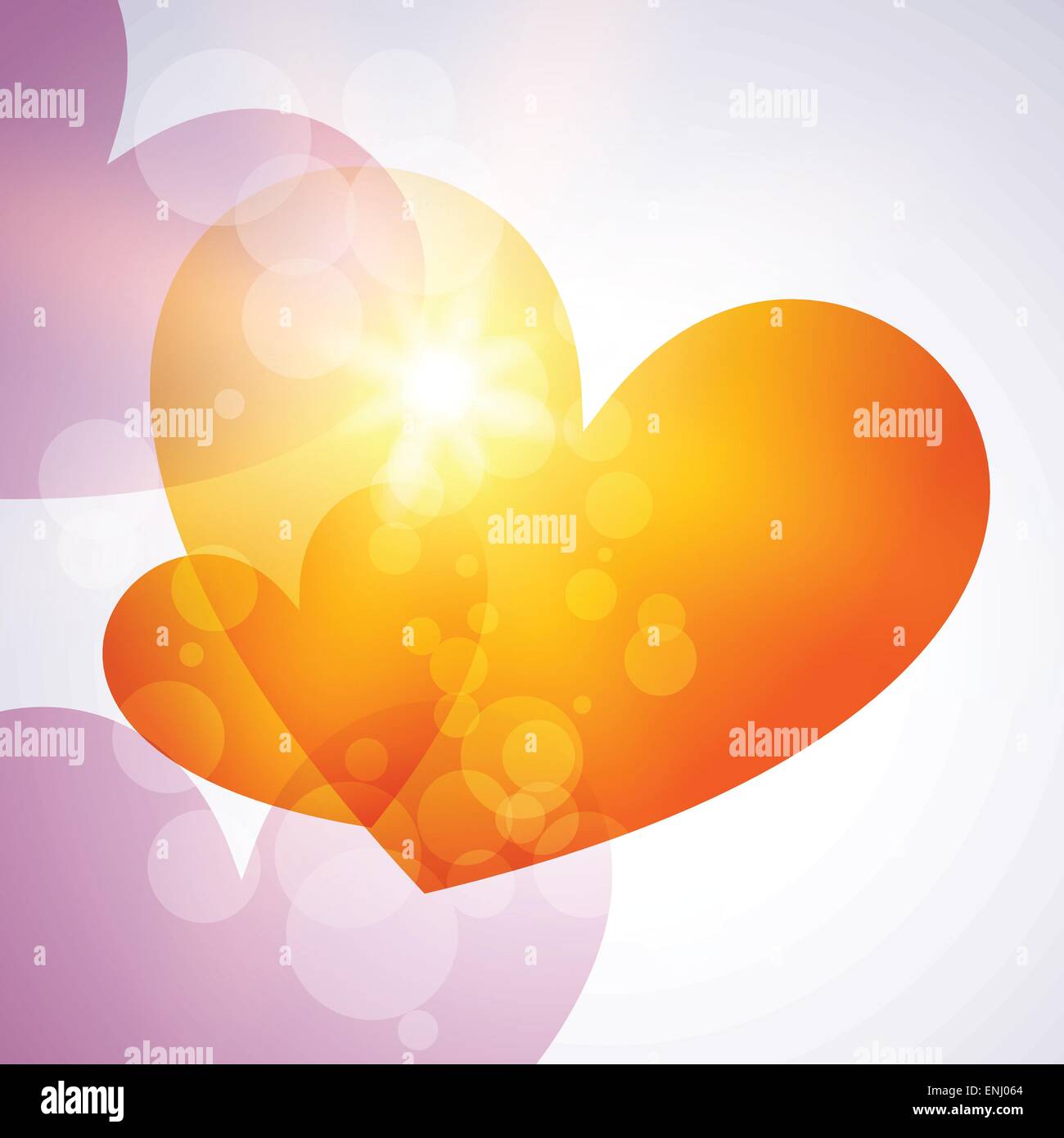 vector colorful heart background design Stock Vector Image & Art - Alamy