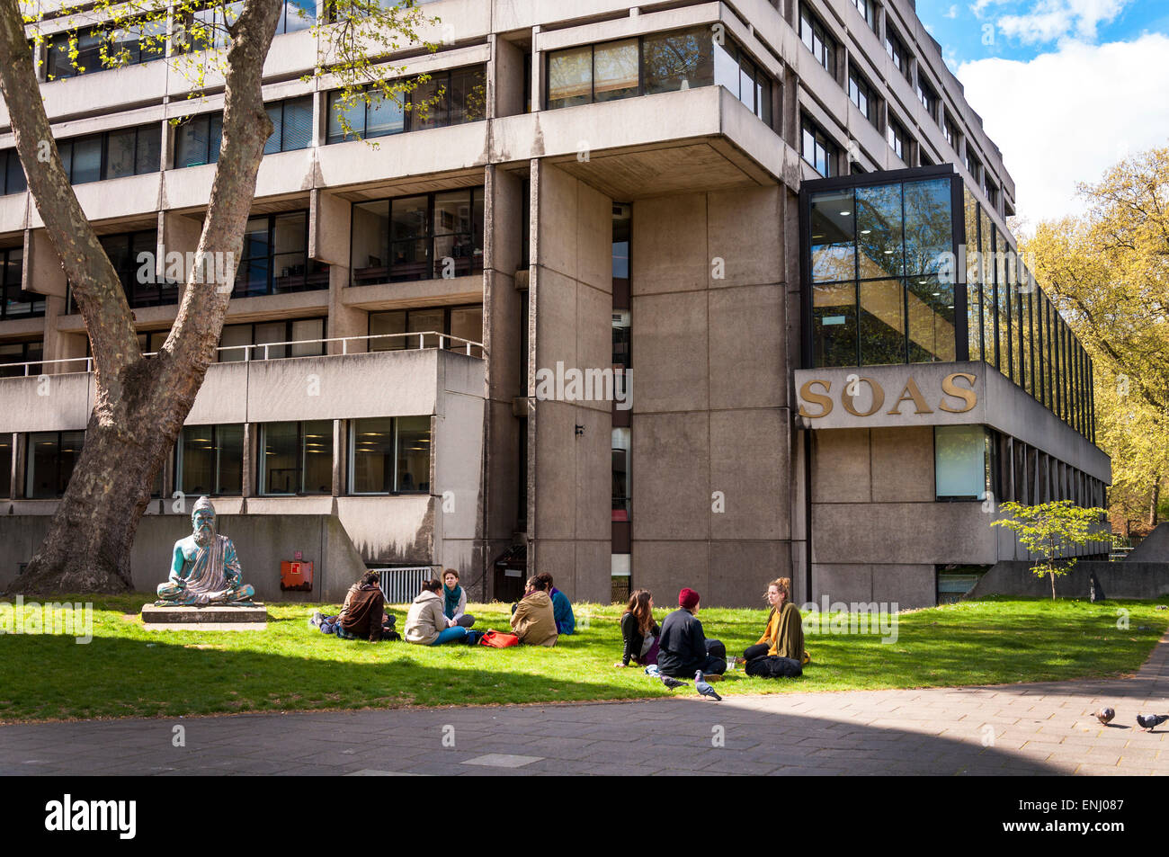 Students on campus at SOAS, University of London (formally known as the ...