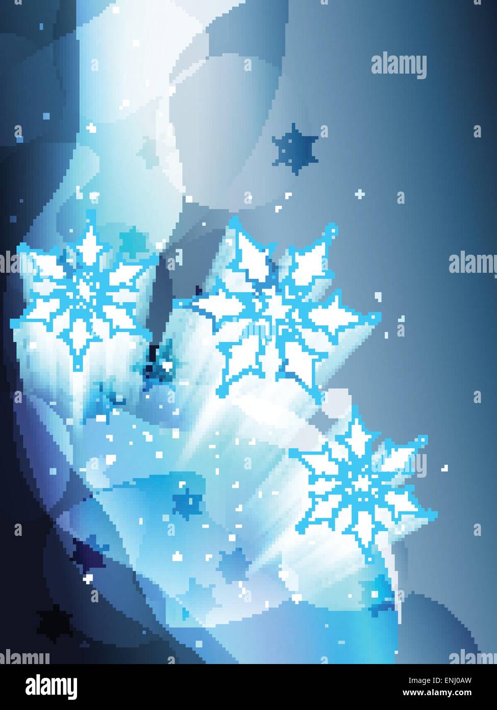 vector glwing snow flake vector art Stock Vector Image & Art - Alamy