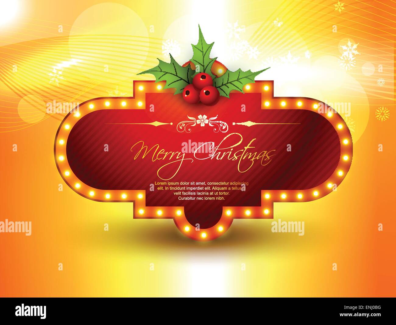 Merry christmas label Stock Vector Images - Alamy