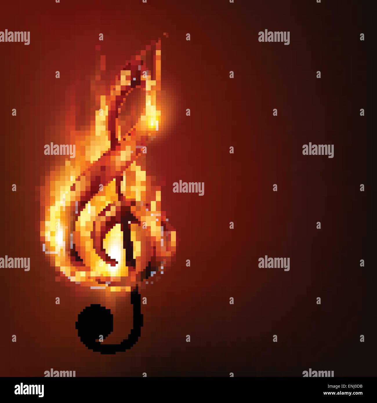 Music note background in Stock Vector Images - Alamy
