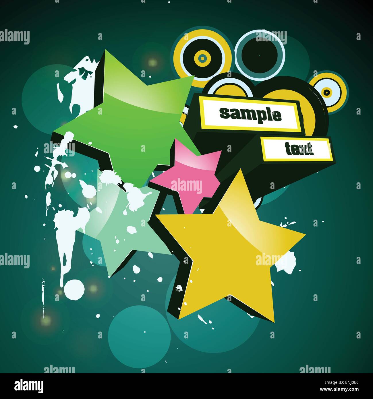 vector grunge star background design Stock Vector Image & Art - Alamy